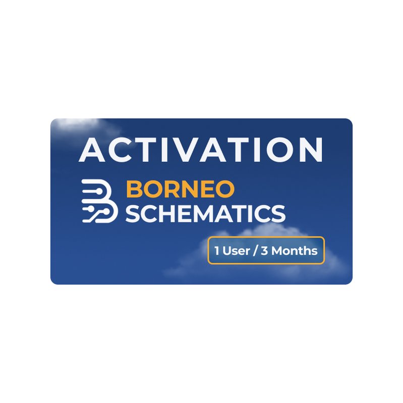 Активація Borneo Schematics (1 користувач / 3 місяці) - GsmServer
